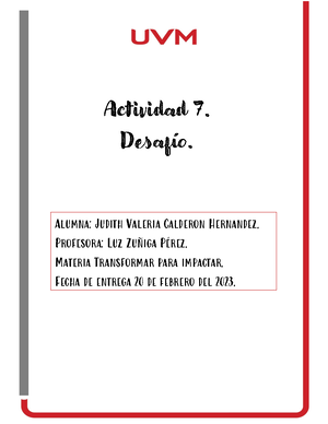 A2 JVCH - ACTIVIDAD 2 CALCULO VECTORIAL - ACTIVIDAD II: EJERCICIOS ...