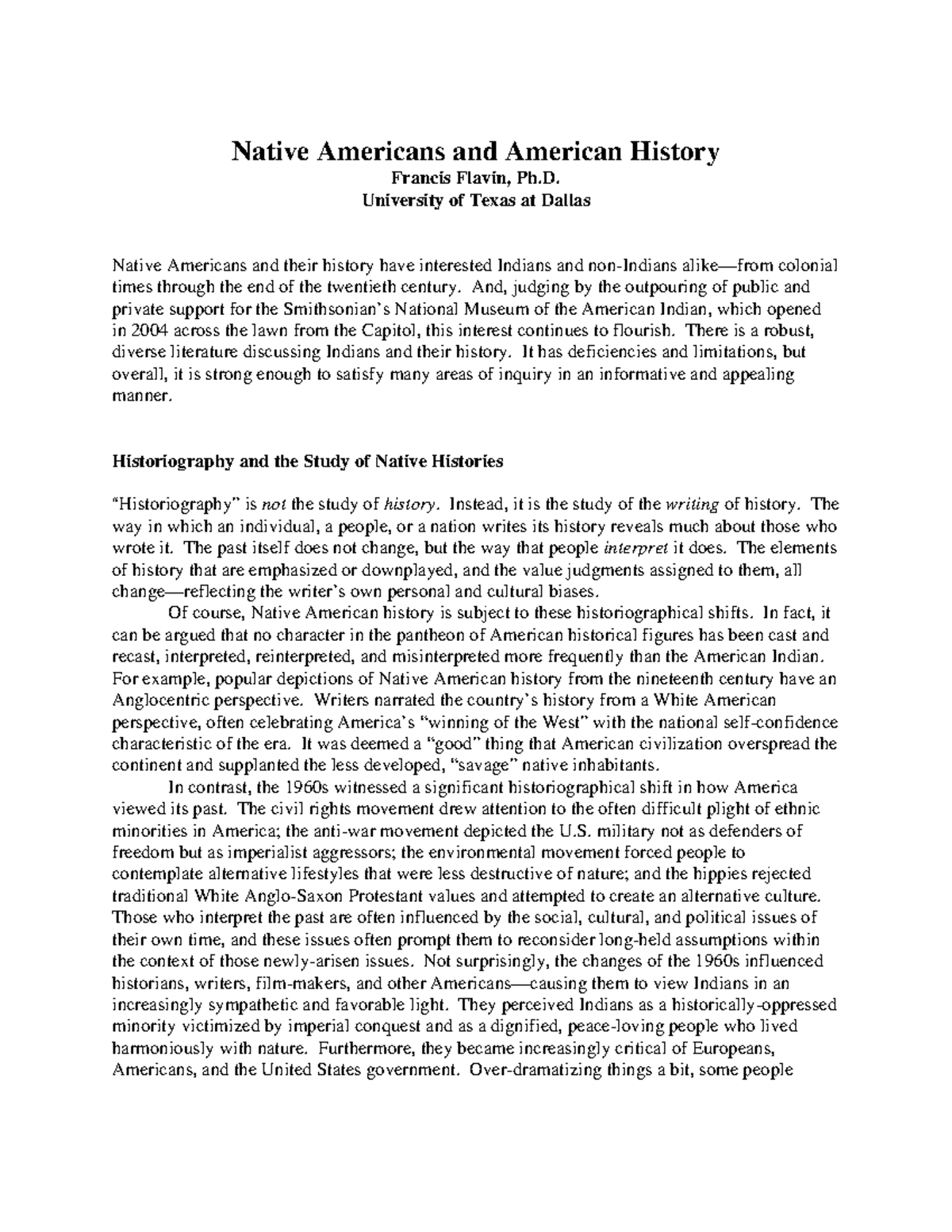 Native americans - American History - Native Americans and American ...
