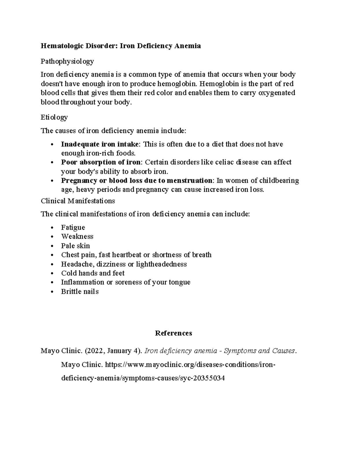 Hematologic Disorder - Hemoglobin is the part of red blood cells that ...