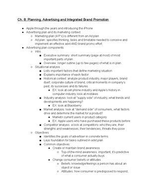 Ch. 5 Notes - Holly Higginbotham - Ch. 5: Consumer as Decision Makers ...