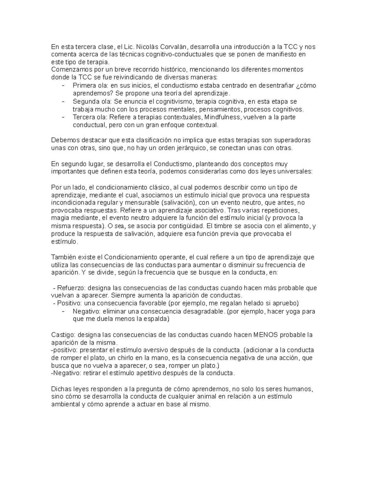 AT- Clase 3 - En esta tercera clase, el Lic. Nicolás Corvalán ...