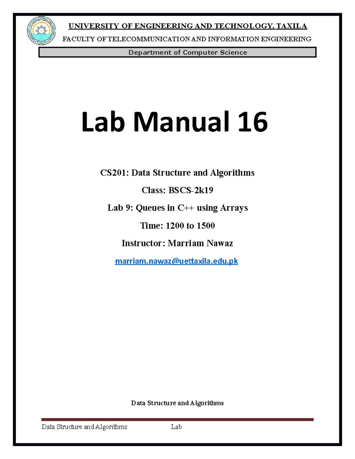 Lab16 - Is are - FACULTY OF TELECOMMUNICATION AND INFORMATION ...