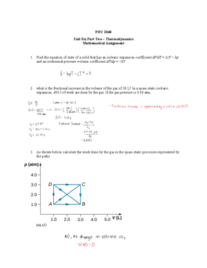 Unit 2 Part 1 assignment - PHY 2048 Unit Two Part One – Kinematics ...