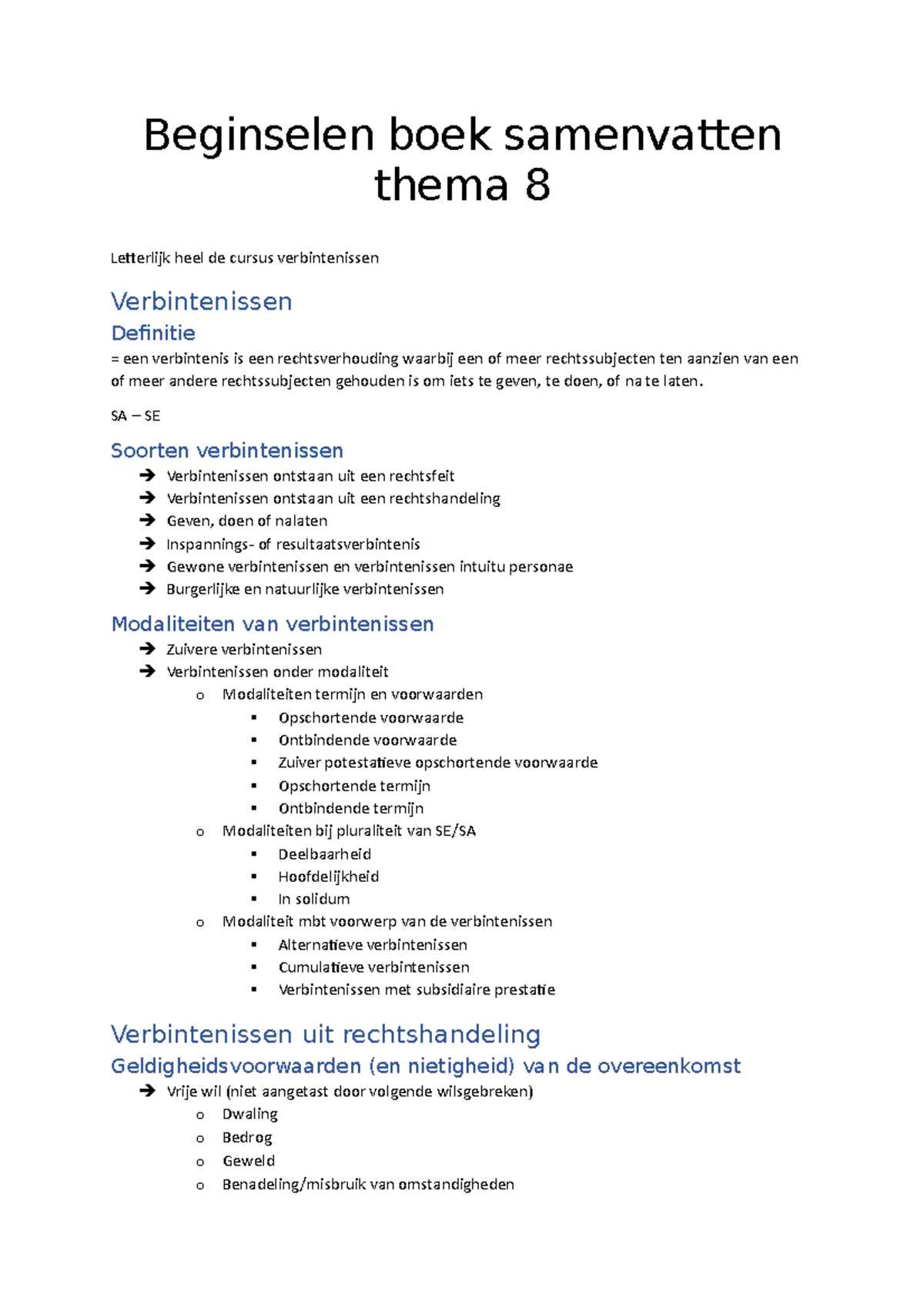 Beginselen boek samenvatten thema 8 - Beginselen boek samenvatten thema ...