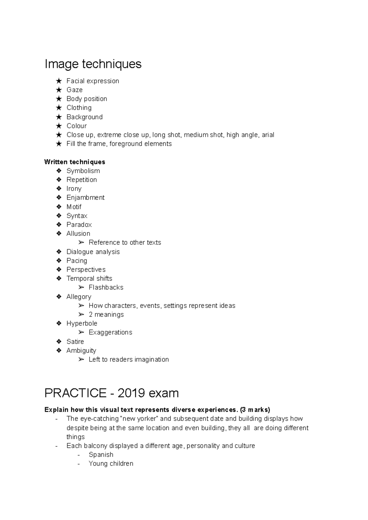 Mod C and SA - MOD C and SA notes and tips - Image techniques ★ Facial ...