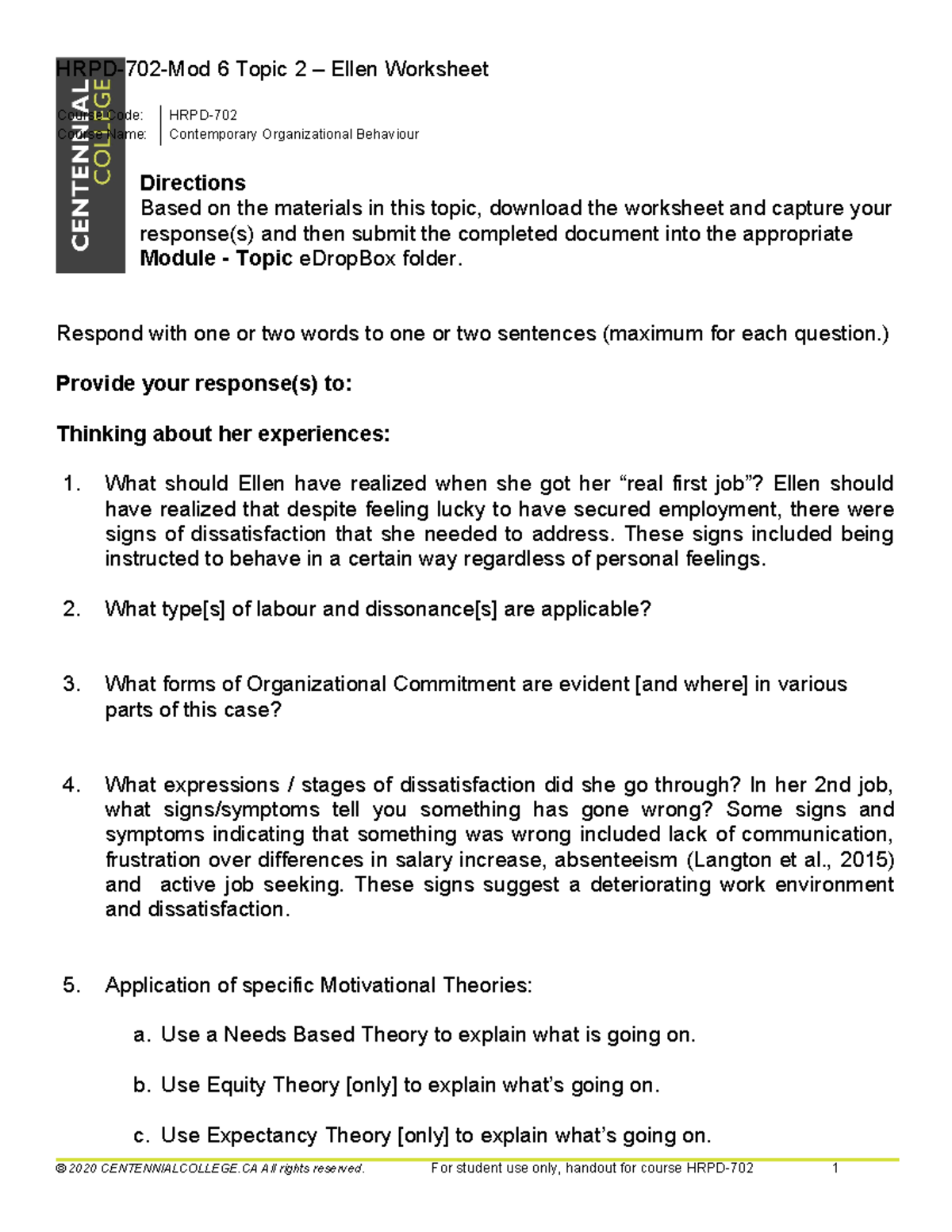 HRPD-702-Mod 6 Topic 2 - Ellen Worksheet A1A5 - HRPD-702-Mod 6 Topic 2 ...
