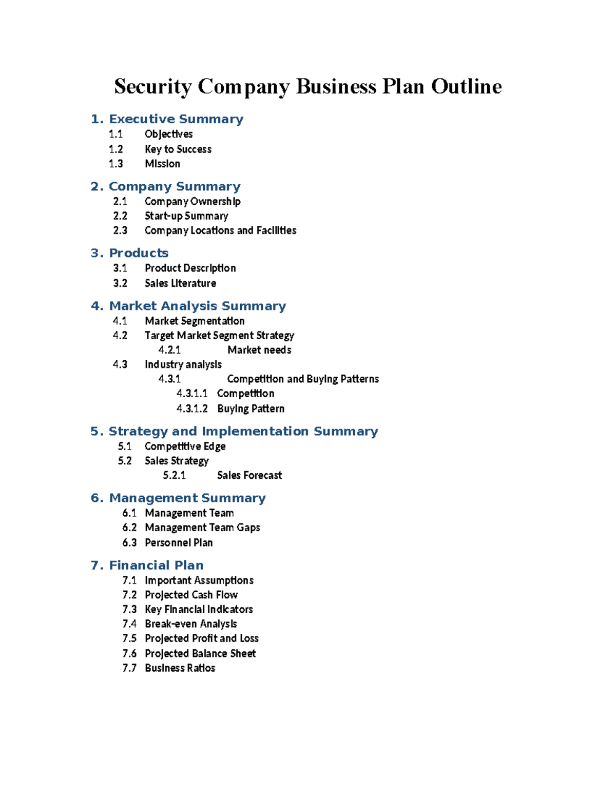 Securitycompanybusinessplan-190502174607 - Security Company Business ...