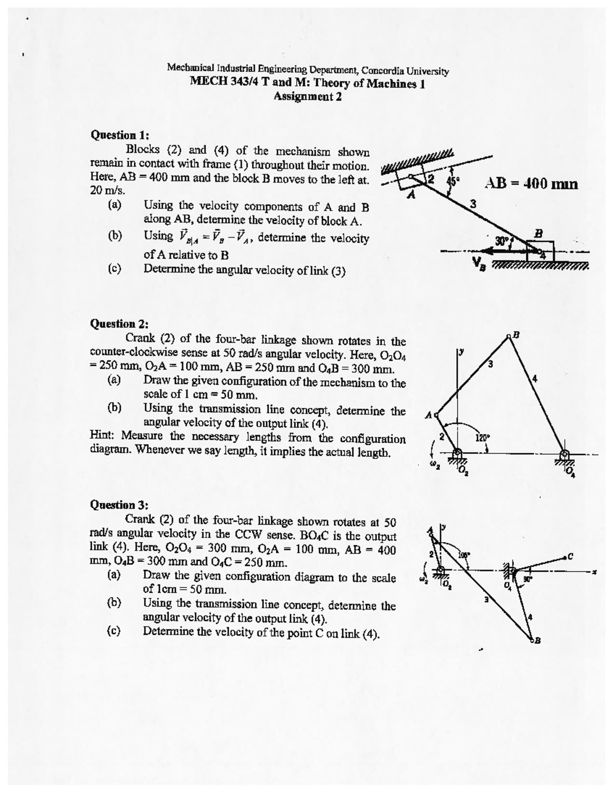 Assign 2win MECH 343 - MECH 343 - Studocu