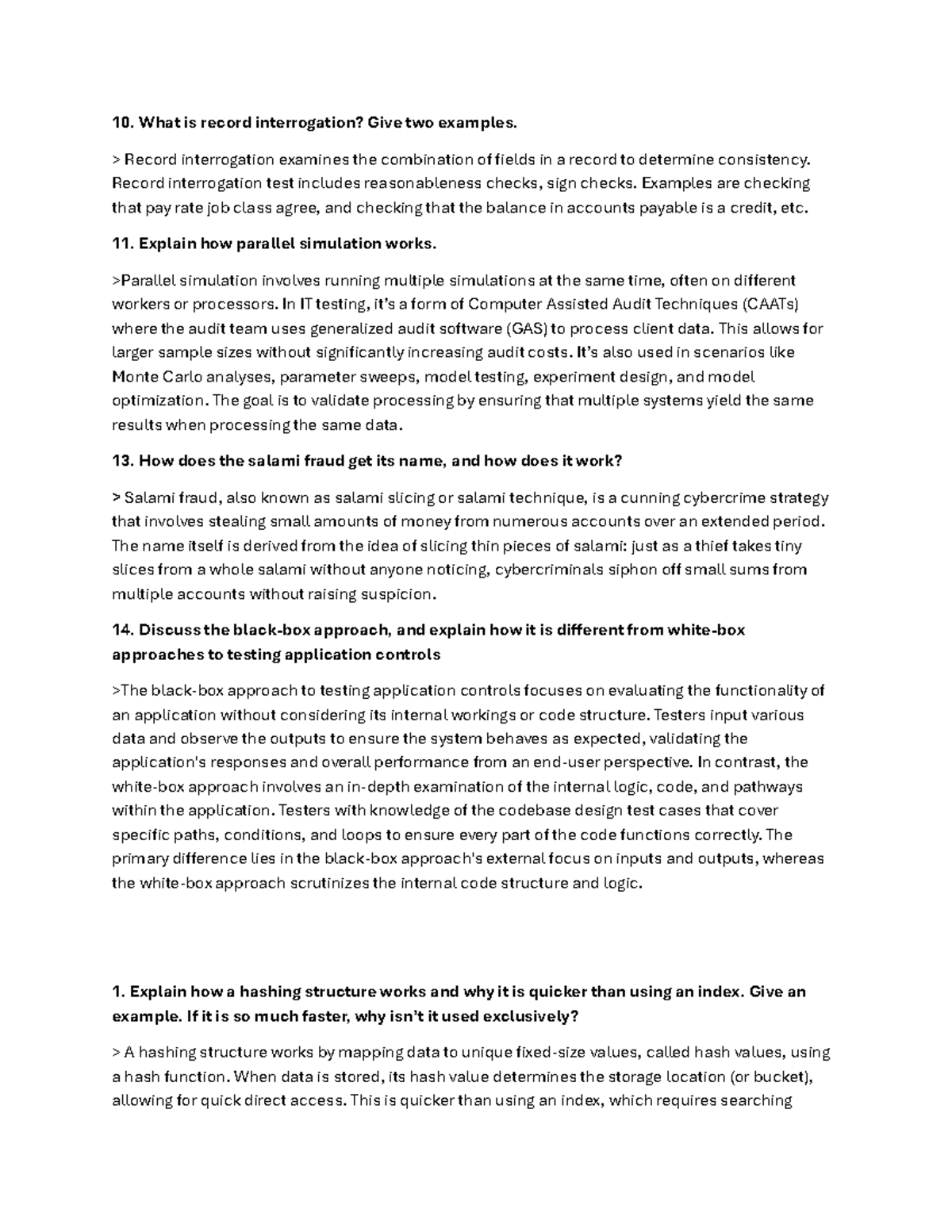 Essayposs - What is record interrogation? Give two examples. > Record ...