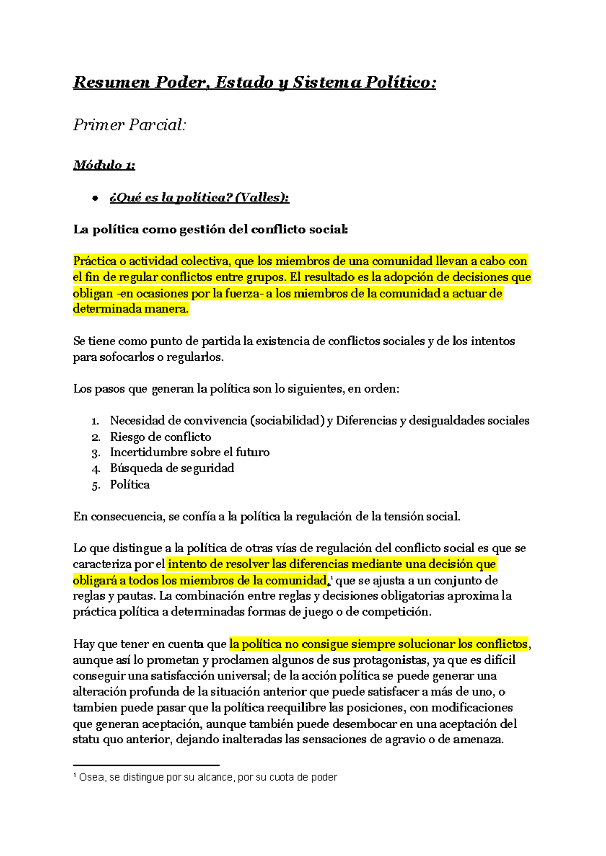 Resumen de textos de Poder, Estado y Sist. Político - Resumen Poder ...