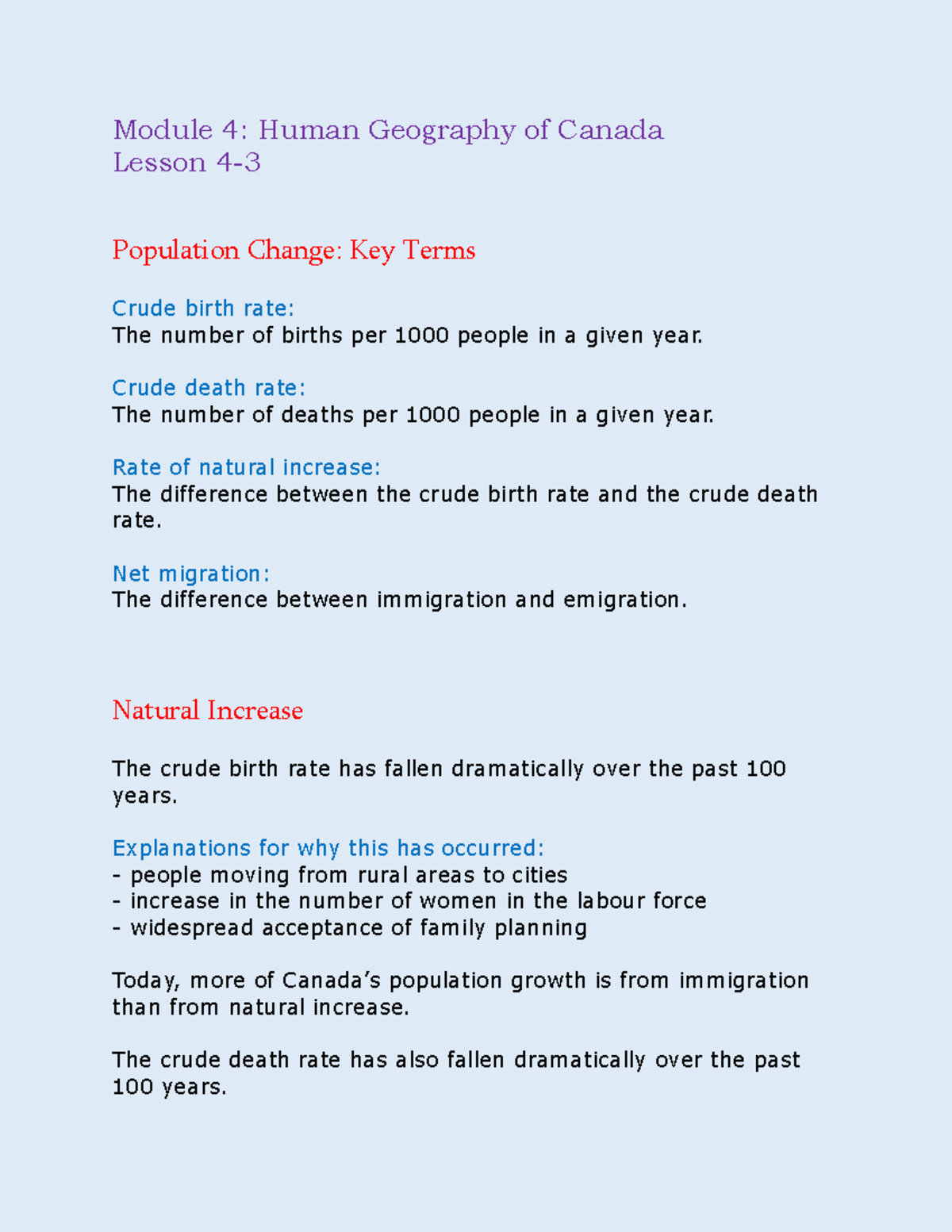 Lesson 4-3 - Lecture material covered in class - Warning: TT: undefined function: 32 Warning: TT ...