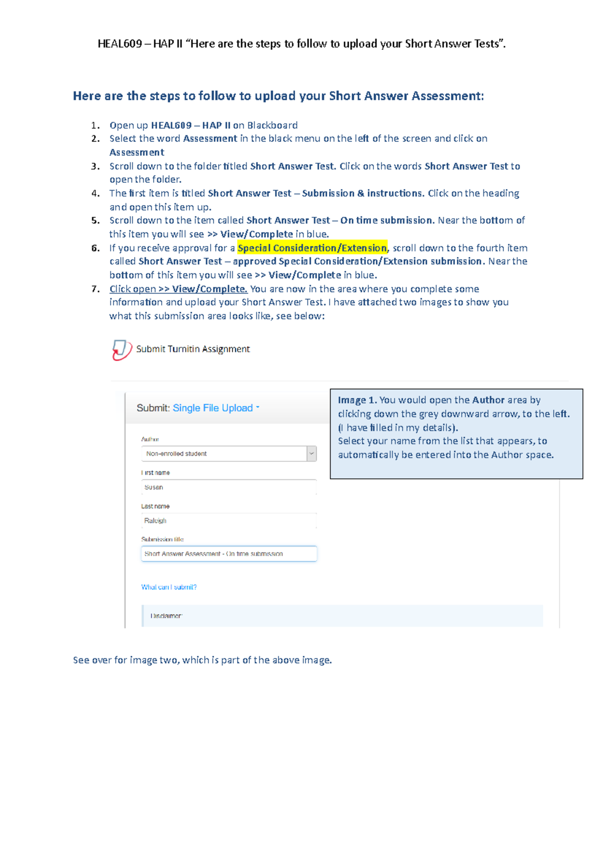 Here are the steps to follow to upload your Short Answer Tests 2020 ...