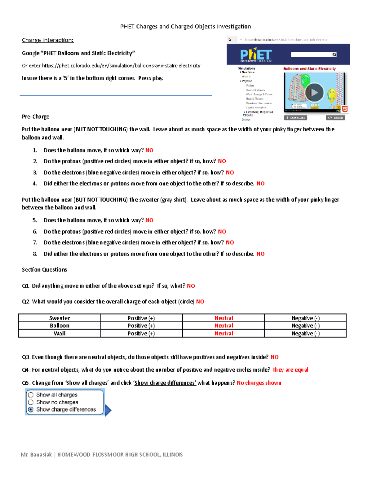 PHY-290 - Physics II Coursework LAB Material and Solutions - PHET ...
