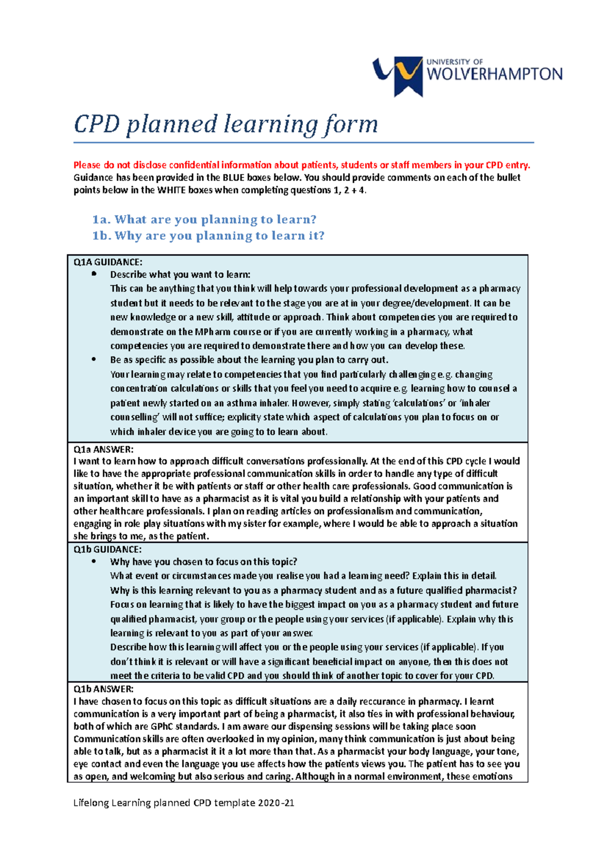 CPD+Planned+Learning+form+v2 - CPD planned learning form Please do not ...