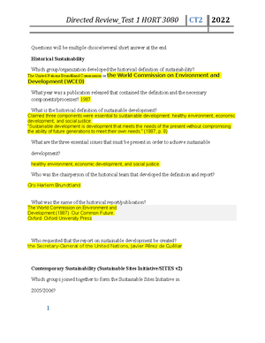 Test2 Directed Review 2022 fall - Directed Review_HORT 1010_Test 2 Dr ...