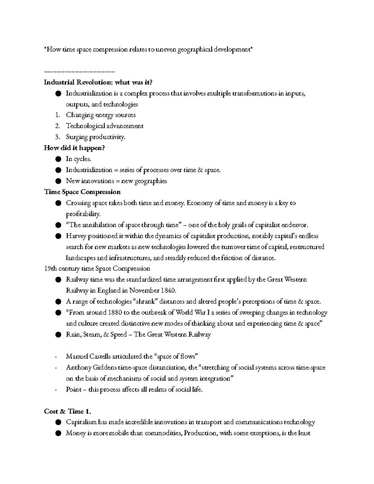 Fordism and the Industrial core (regimes of accumulation and regulation ...