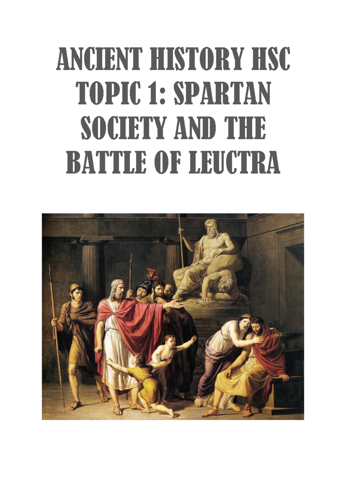 Notes for Year 12 HSC Ancient History 2019 - ANCIENT HISTORY HSC TOPIC ...