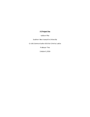 CJ 140 Module Seven Practice Activity Complete - CJ- Module 7 Practice ...