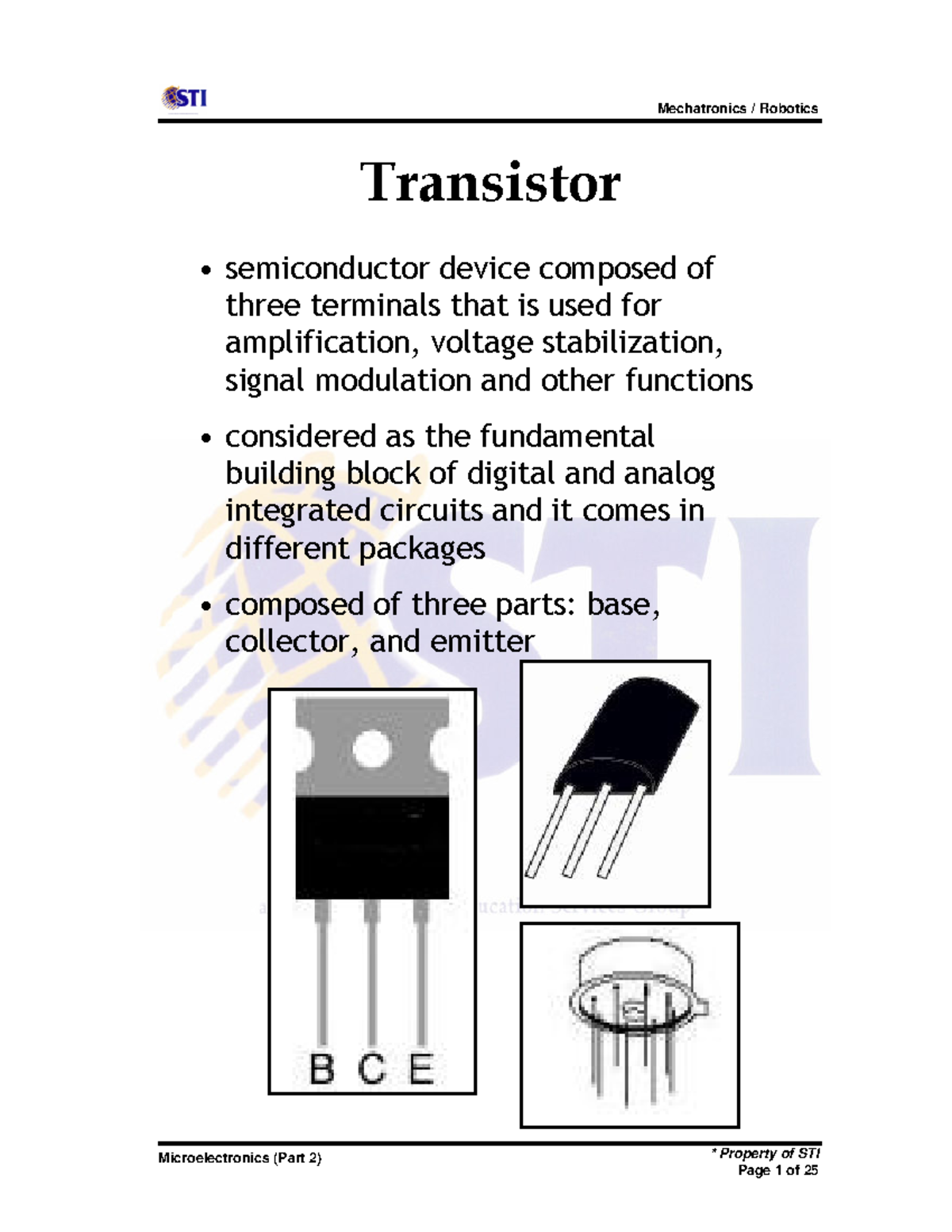 Group-3- Report - Lecture all about Transistors from Professor Ricky ...
