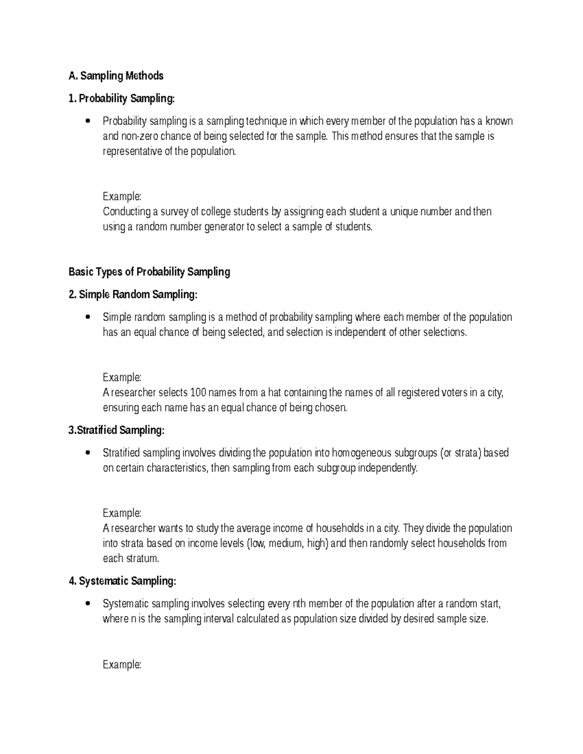 Document-5 - Laban - A. Sampling Methods Probability Sampling ...