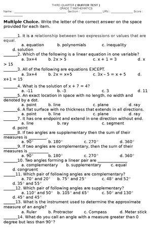MMW - Prelim Reviewer 2022 - Mathematics in the Modern World – Lecture ...