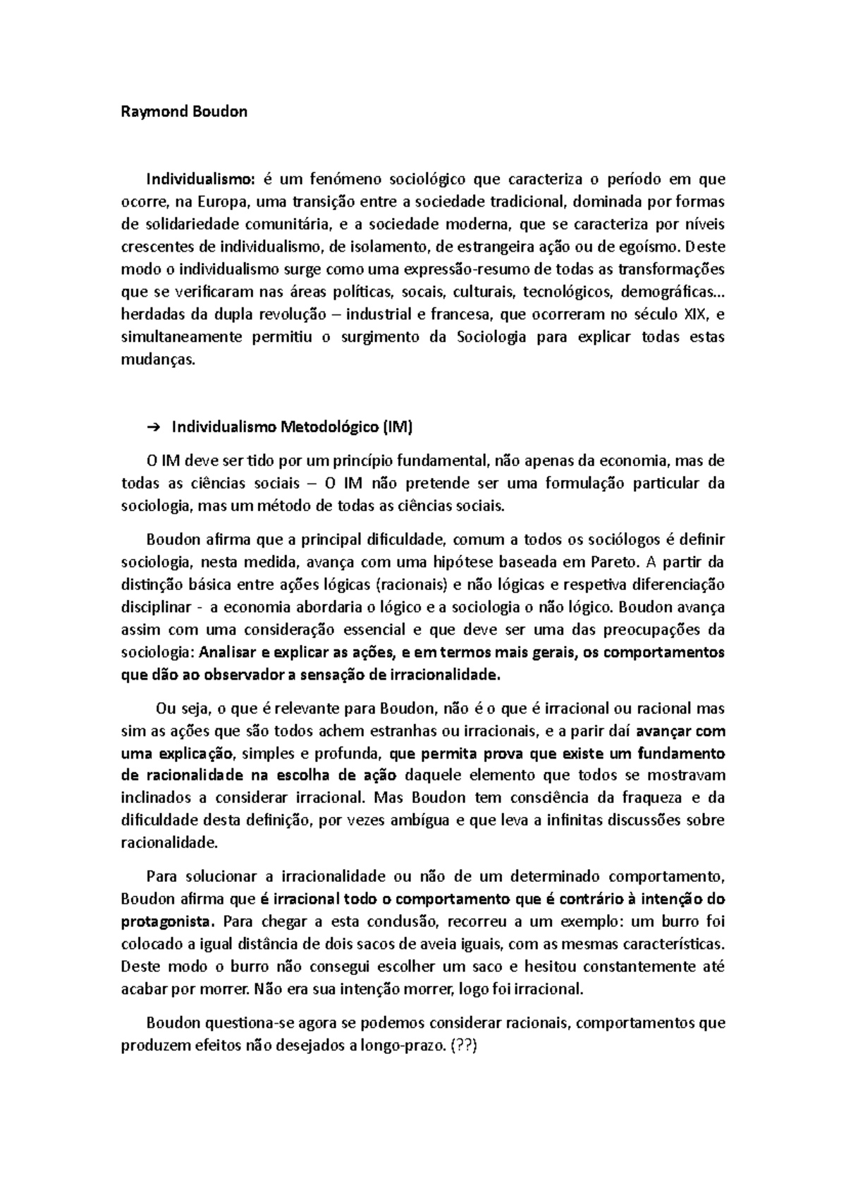 Raymond-Boudon - sociologia sociology - Raymond Boudon Individualismo ...