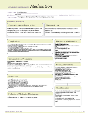 Azithromycin - pharm - ACTIVE LEARNING TEMPLATES TherapeuTic procedure ...
