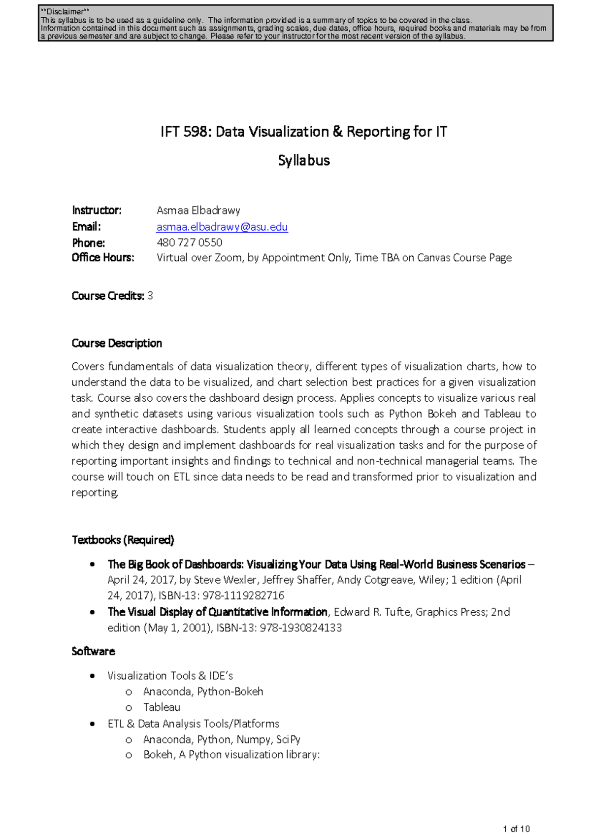 Myfile - Covers fundamentals of data visualization theory, different ...