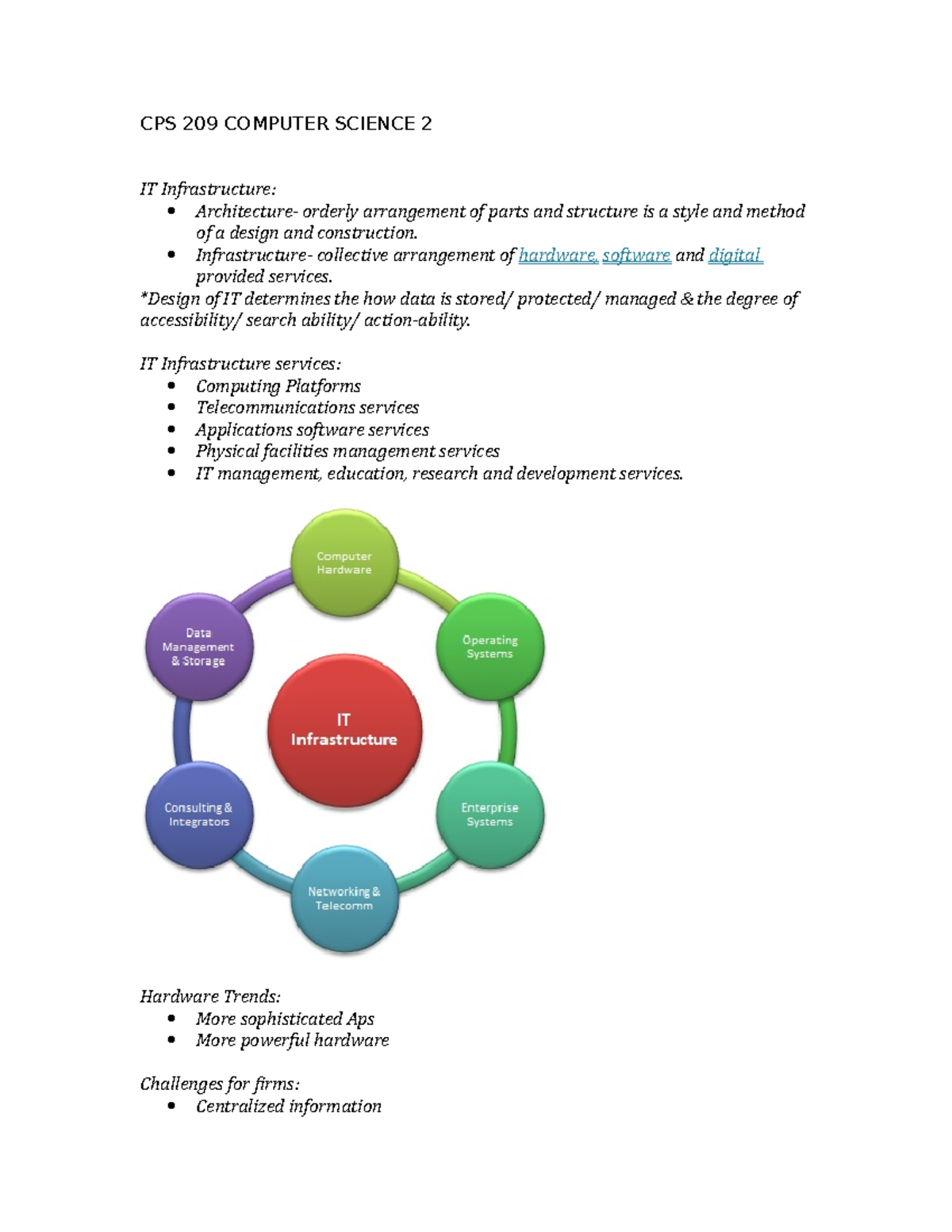 Cps 209 Computer Science 2 - CPS 209 COMPUTER SCIENCE 2 IT ...