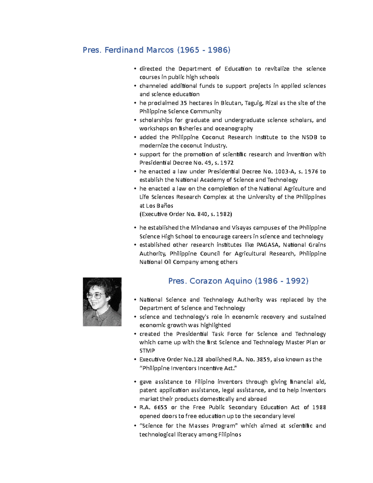 Science, Technology And Society. Module 3 - Pres. Ferdinand Marcos ... Science, Technology And Society. Module 3 - Pres. Ferdinand Marcos ...