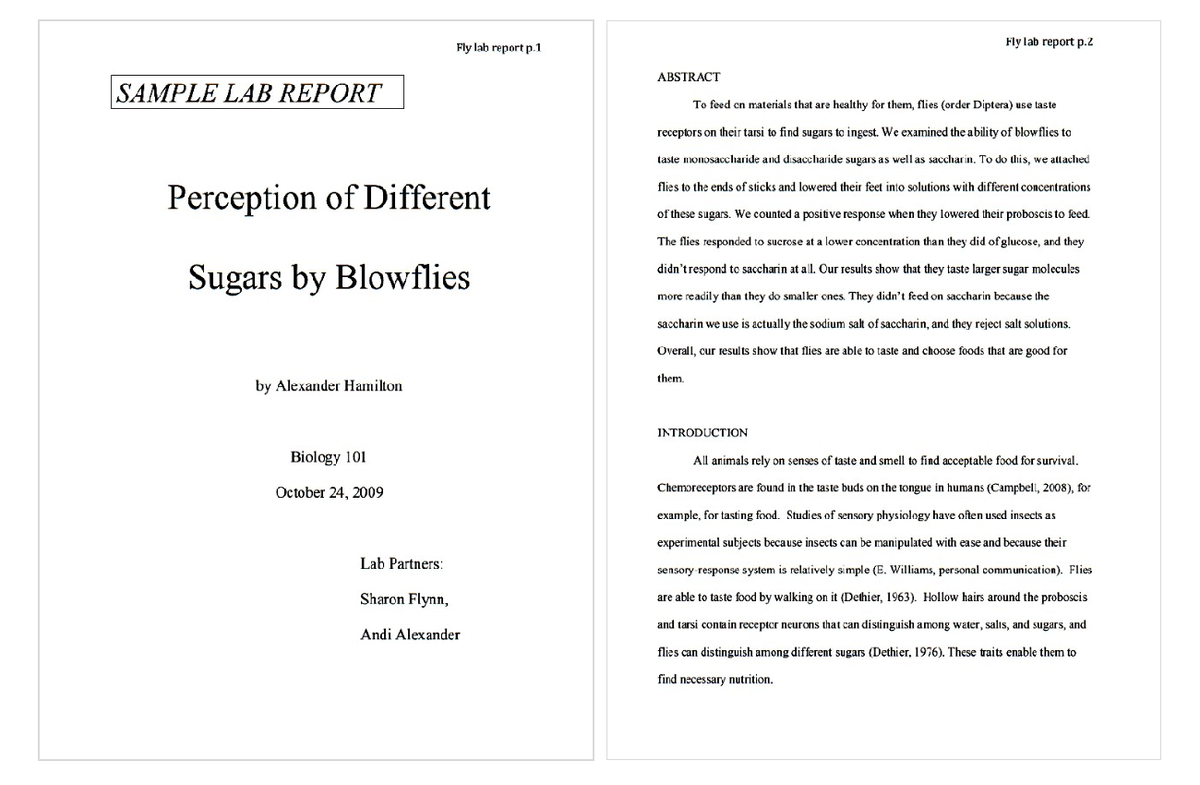 Sample Lab Report - General Biology 2 - Studocu