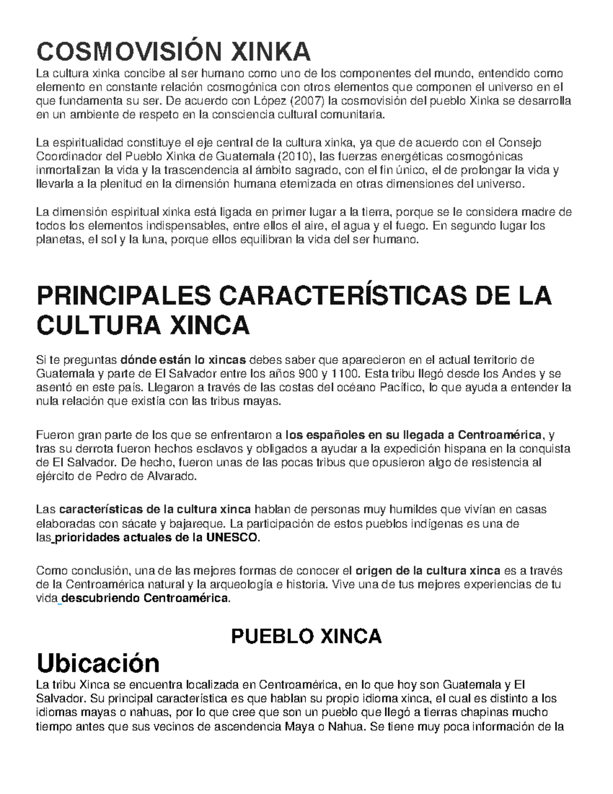 Cosmovisión Xinka - dfhy - COSMOVISIÓN XINKA La cultura xinka concibe ...