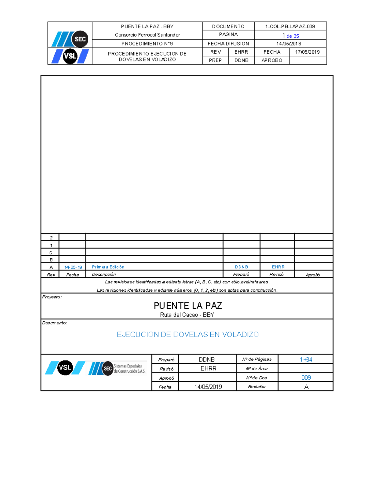 Ejecucion de dovelas en voladizos - Consorcio Ferrocol Santander PAGINA ...