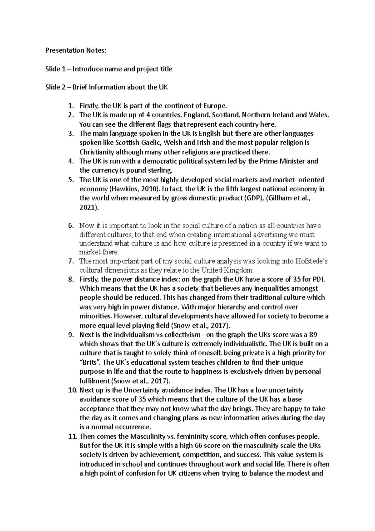 Country Research Presentation Notes - Presentation Notes: Slide 1 ...