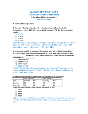 AP Macro MC Practice test with AKey - Practice AP Macroeconomics Test ...