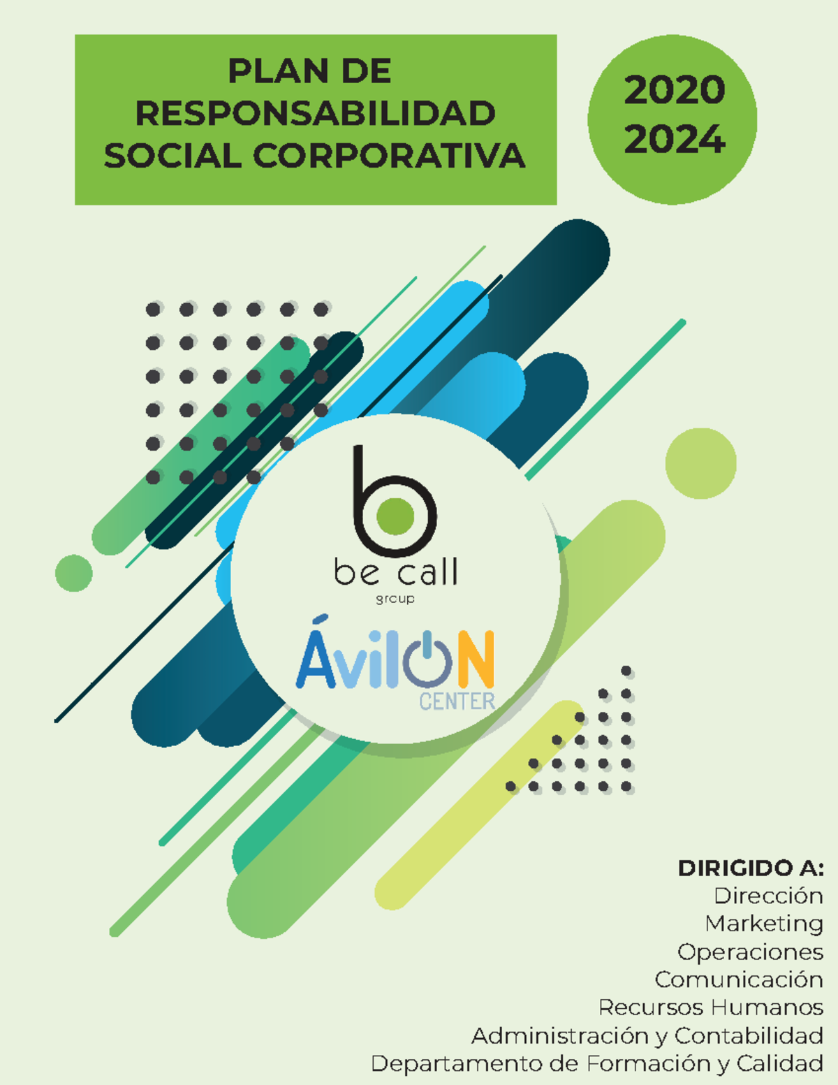 Plan Responsabilidad Social Corporativa 2 - 2020 2024 PLAN DE ...
