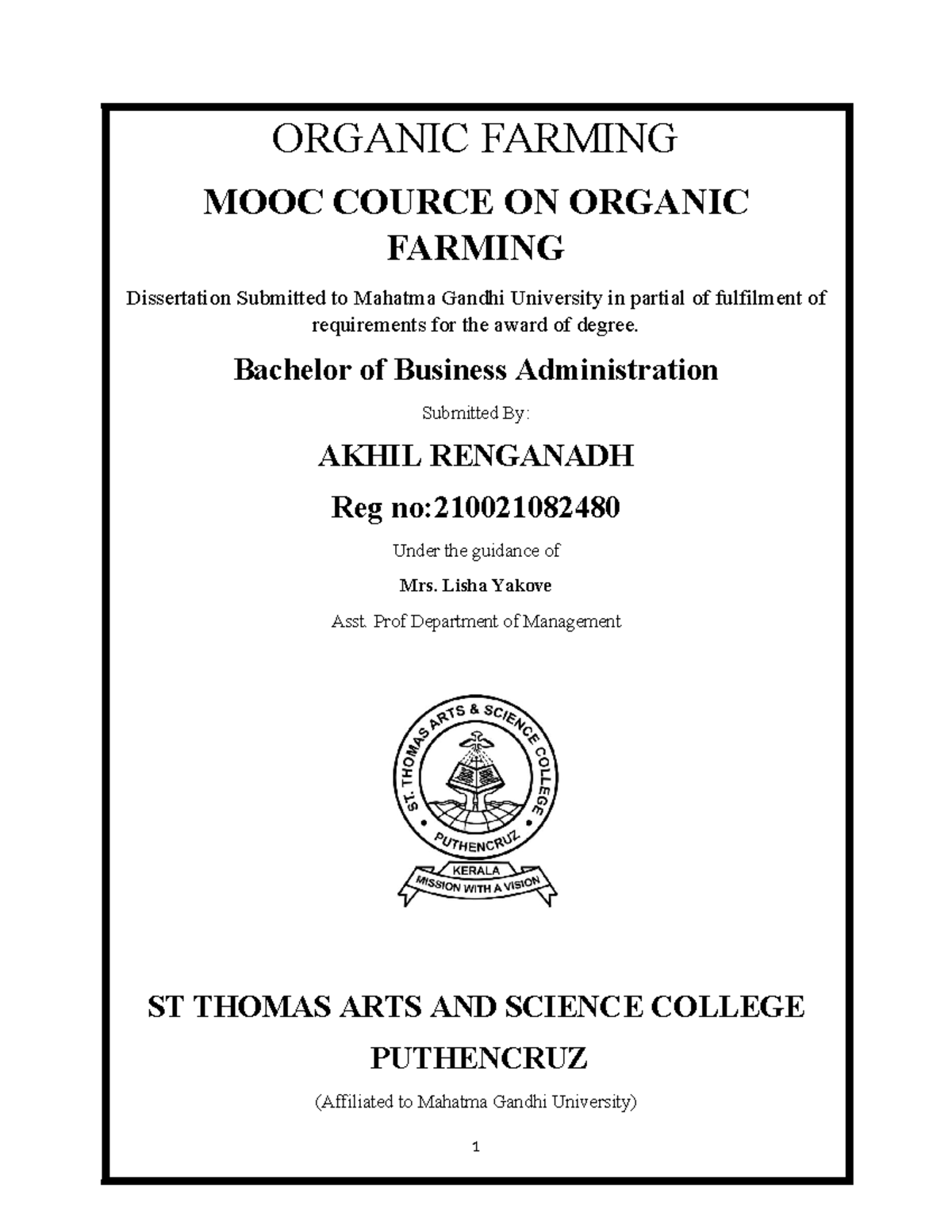 Rengu organic fa Rming - ORGANIC FARMING MOOC COURCE ON ORGANIC FARMING ...