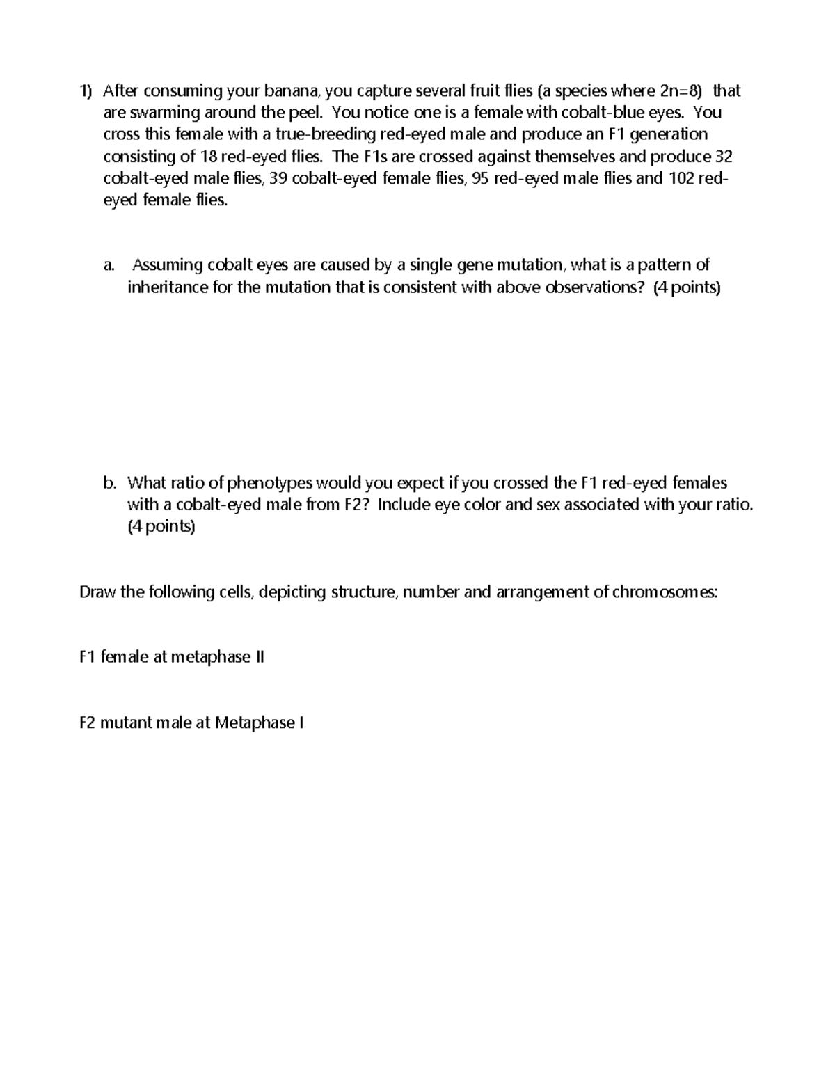 Mod2 11222022 - Module 1 practice for exam 2022 - After consuming your ...