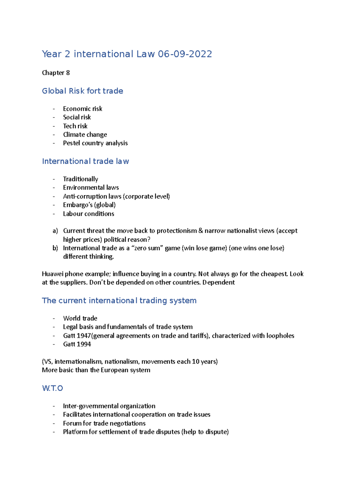 Year 2 international Law 06-09-2022 - Year 2 international Law 06-09 ...