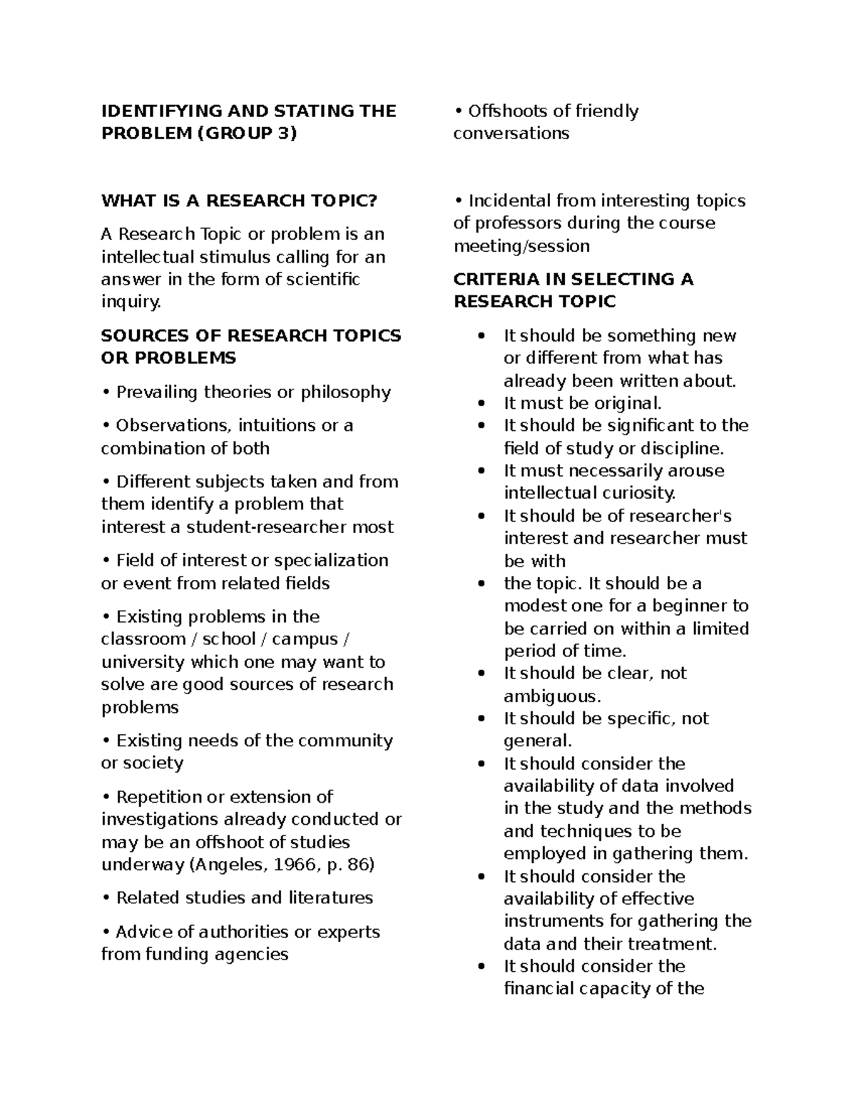 Research Reviewer 3 4 - IDENTIFYING AND STATING THE PROBLEM (GROUP 3 ...