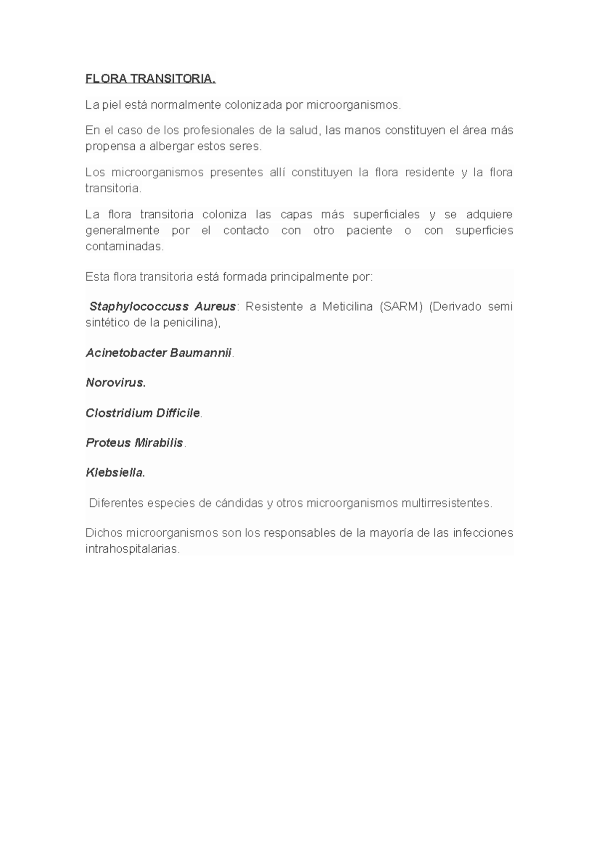 4. Flora Transitoria - resumenes de temas importantes - FLORA ...