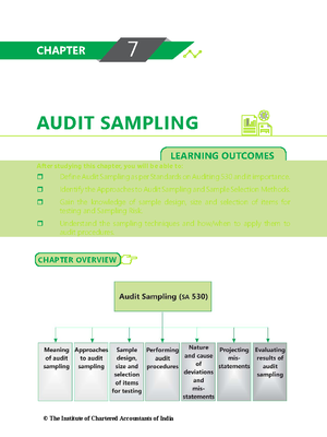10 - Lecture notes - Practical Auditing - Studocu