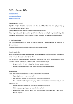 Veterinær etik og videnskabsteori - kurser/course/sveb13030u/ Side 1 af ...