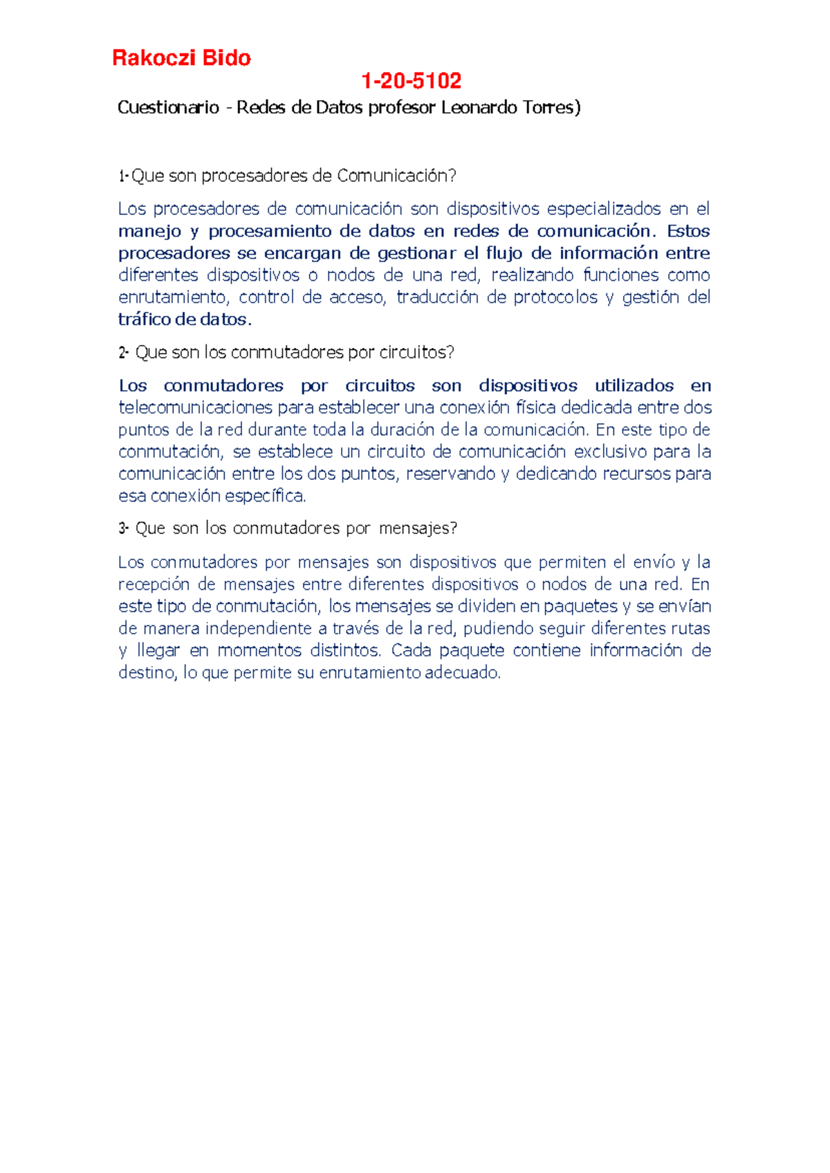 Redes y comunicaciones tarea 4 - Rakoczi Bido 1 - 20 - 5102 ...