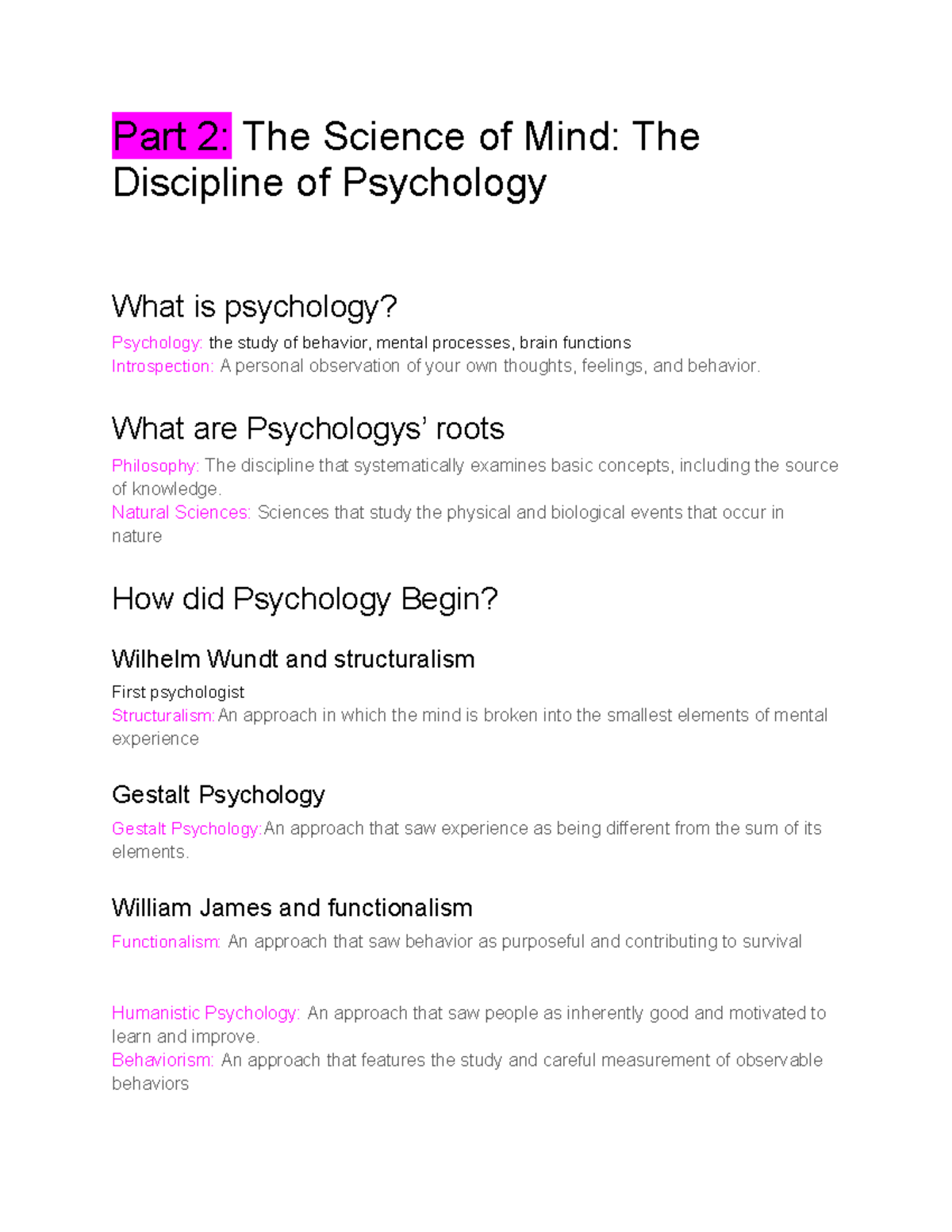 Part 2 - Part 2 - Part 2: The Science of Mind: The Discipline of ...