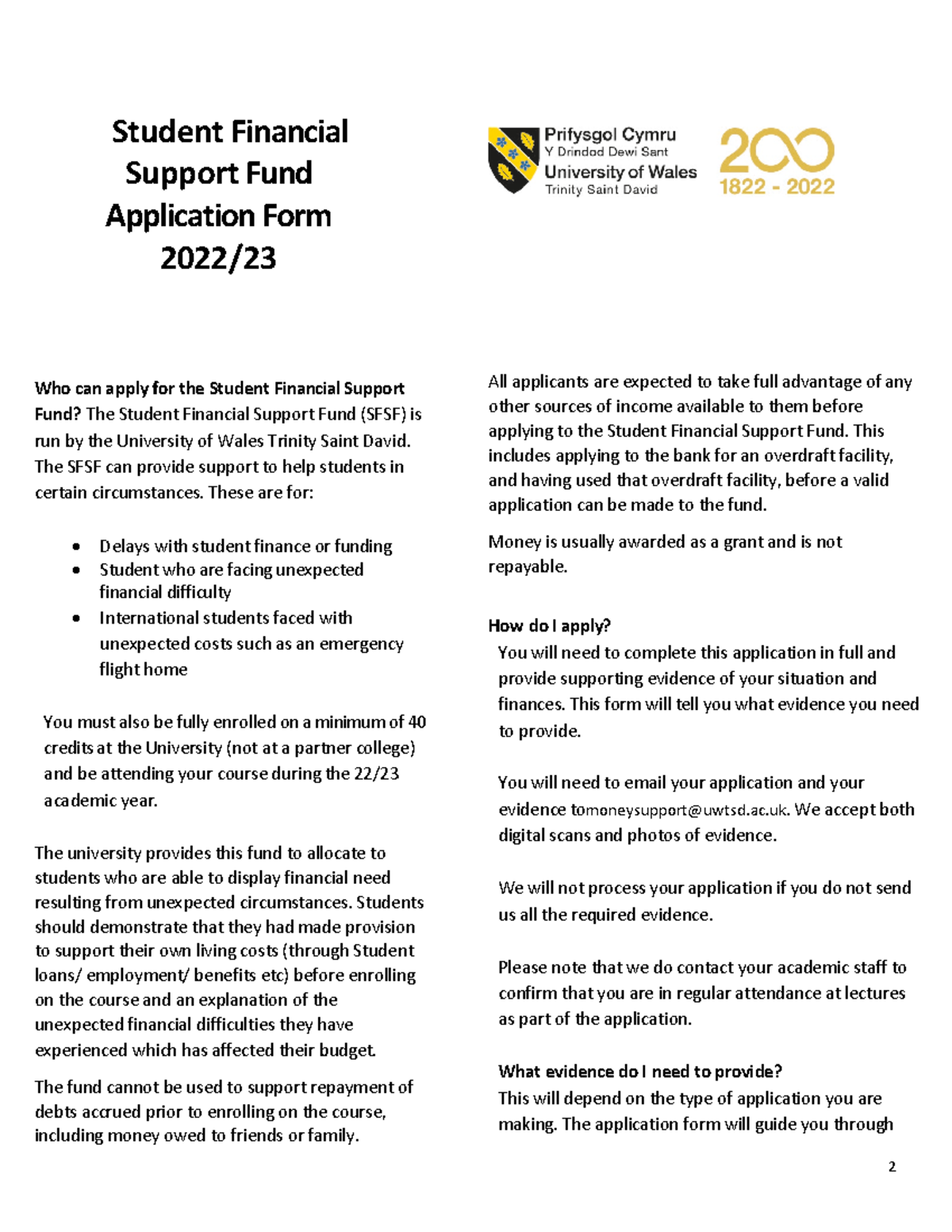 22-23 Student Financial Support Fund writeable Final - 2 Student ...