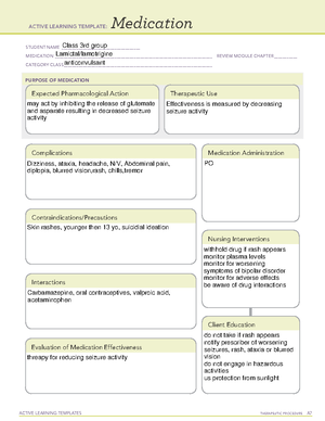 Bicitra - Med - ACTIVE LEARNING TEMPLATES THERAPEUTIC PROCEDURE A ...