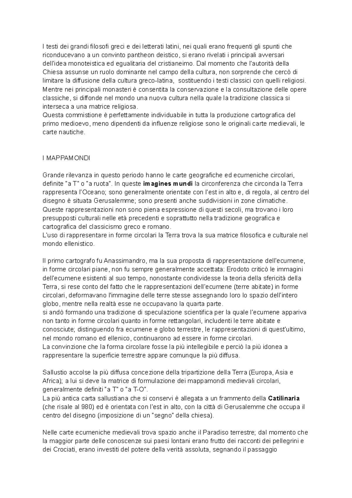 Capitolo 3 - IL Medioevo - I testi dei grandi filosofi greci e dei ...