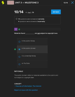 Sophia Public Speaking Milestone 4(retake) - 18 / 22 that's 82% This Milestone has been retaken ...