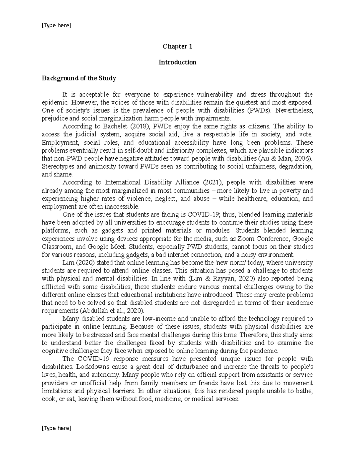 Higher Education and Disability Amidst Covid 19 Pandemic Exploring ...